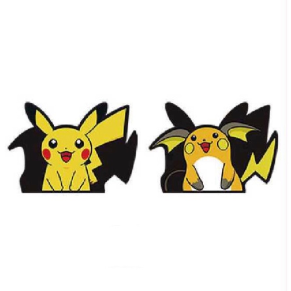 Art | Pokemon Pikachu And Raichu Decal | Poshmark
